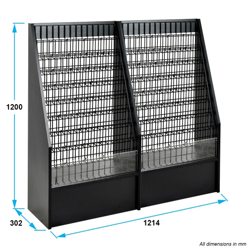 Wood Brochure Holders Combine for Many Pamphlets!