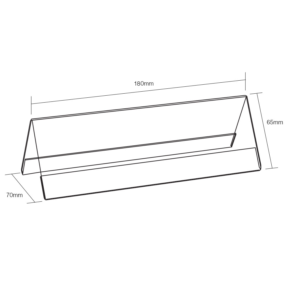 The Perspex Display Frame Makes Changing Graphics Easy!