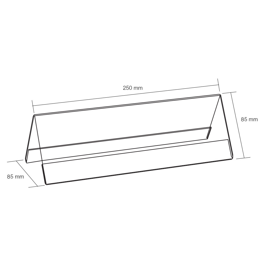 Acrylic Display Frames show Custom Graphics in Style!
