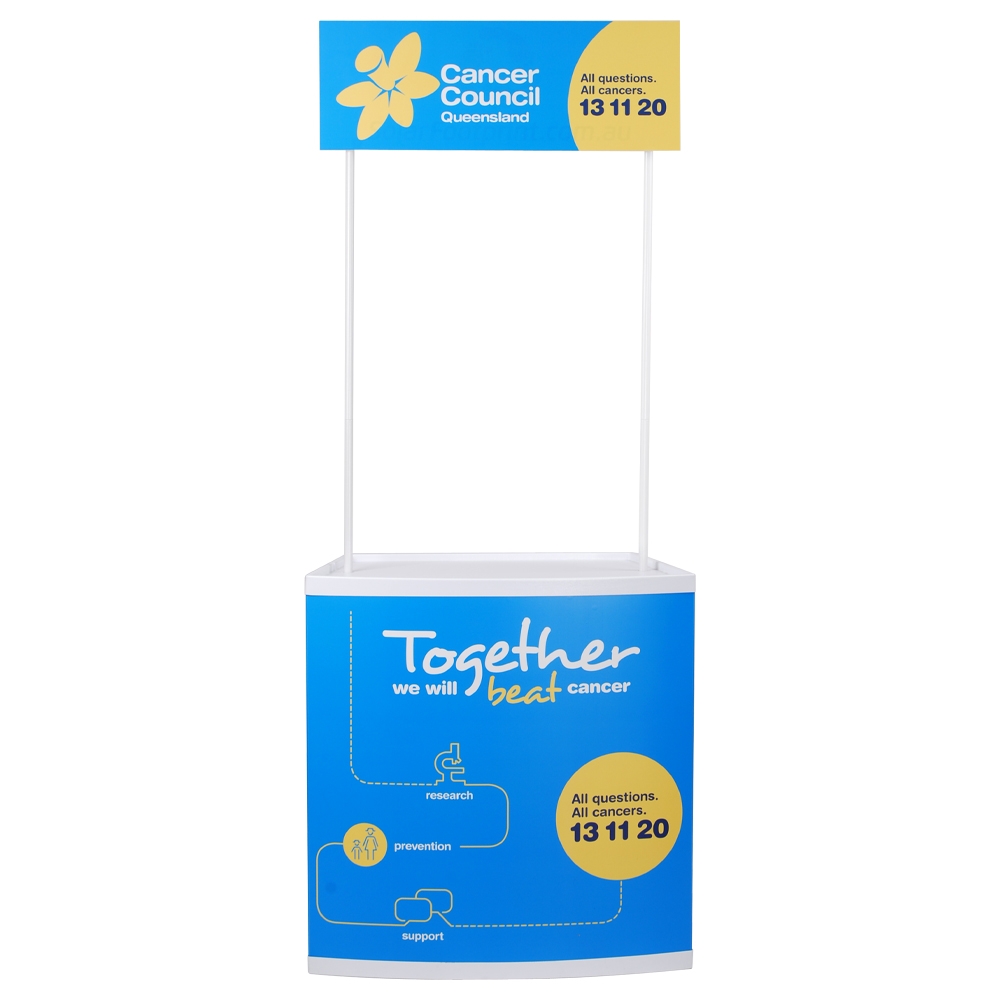 Portable Reception Counter Sets Up in Minutes!