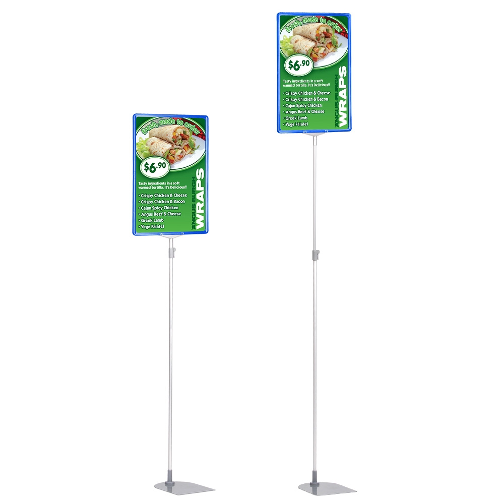 Free Standing POS Sign with A3 Frame for Retail Stores