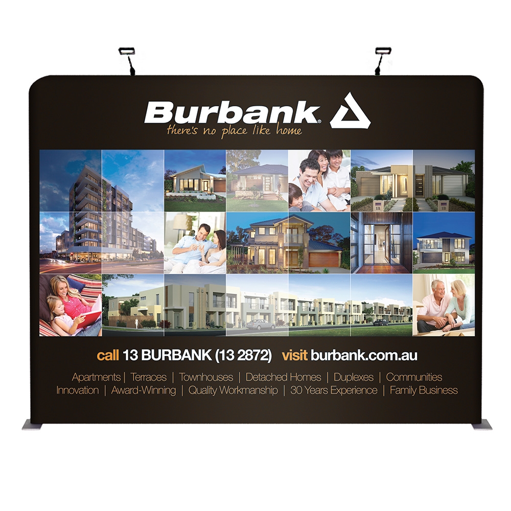 Custom Backdrop Stand – 2.2 x 2.9m w/Lights – Ships Fast!