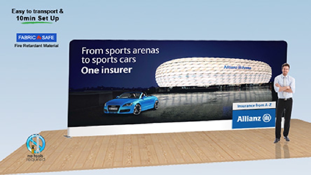 Trade Show Displays Use Custom Graphics for Backdrop!