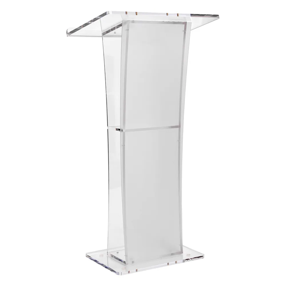 Acrylic Lecterns feature a Shelf to Hold Items!