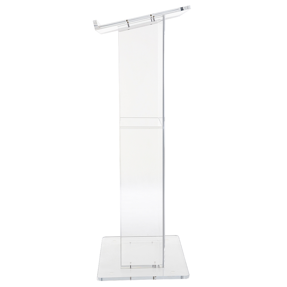 Acrylic Lecterns feature a Shelf to Hold Items!