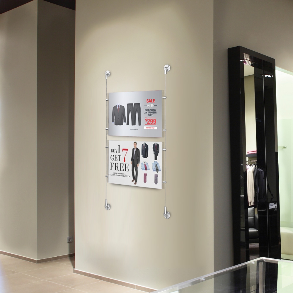 Estate Agent Displays Have Multiple Pockets!
