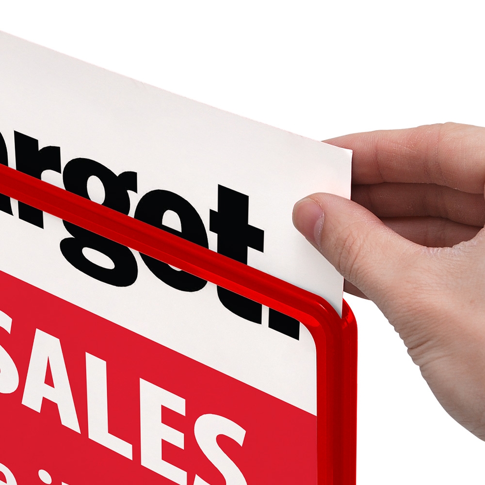 A3 Red Display with Clear Lenses to Protect from Grime!