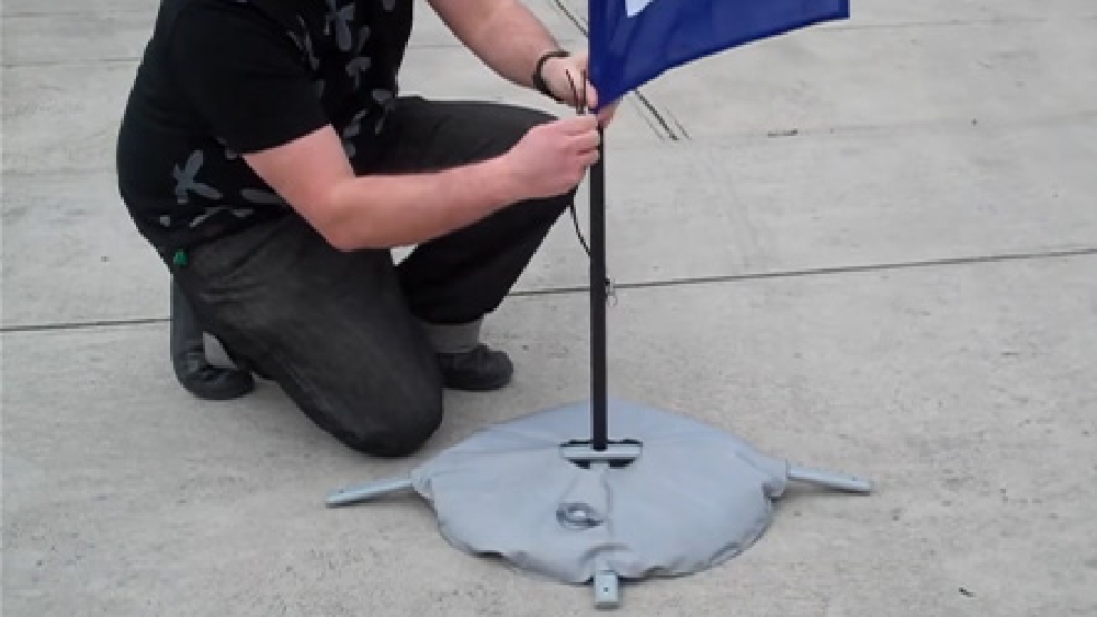 Branded Flags for Events – Full Colour Print – 2.4m Tall