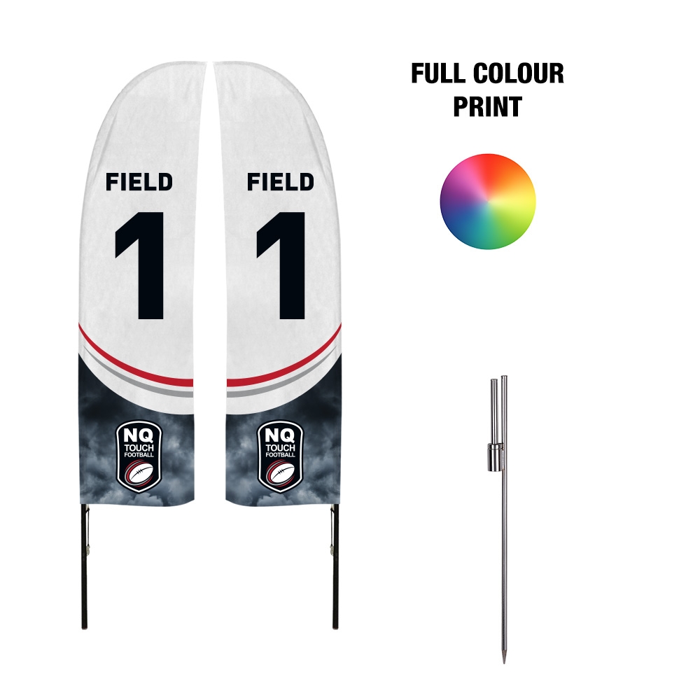 Custom Outdoor Banners – 2.4m Full Colour – Ground Spike