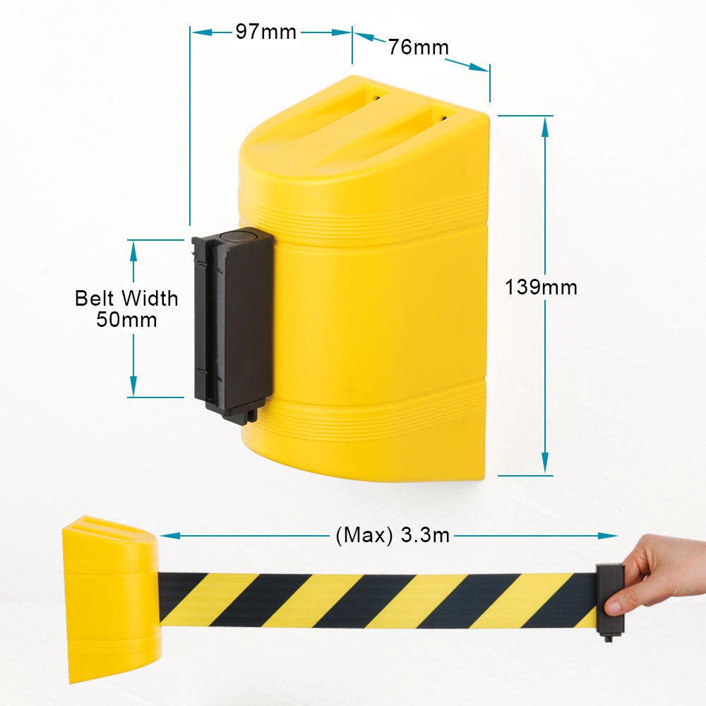 Retractable Barrier Tape ¦ Slimline Warehouse