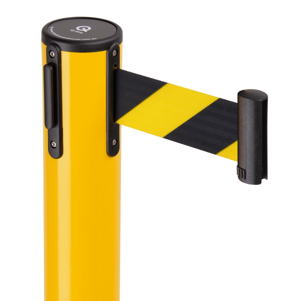 Retractable Safety Barrier ¦ Slimline Warehouse