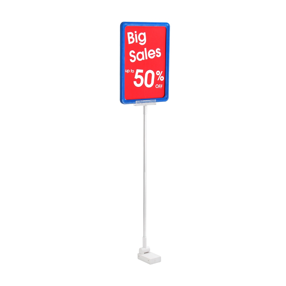 A5 Adjustable Angle Stand with Blue Frame for Retail