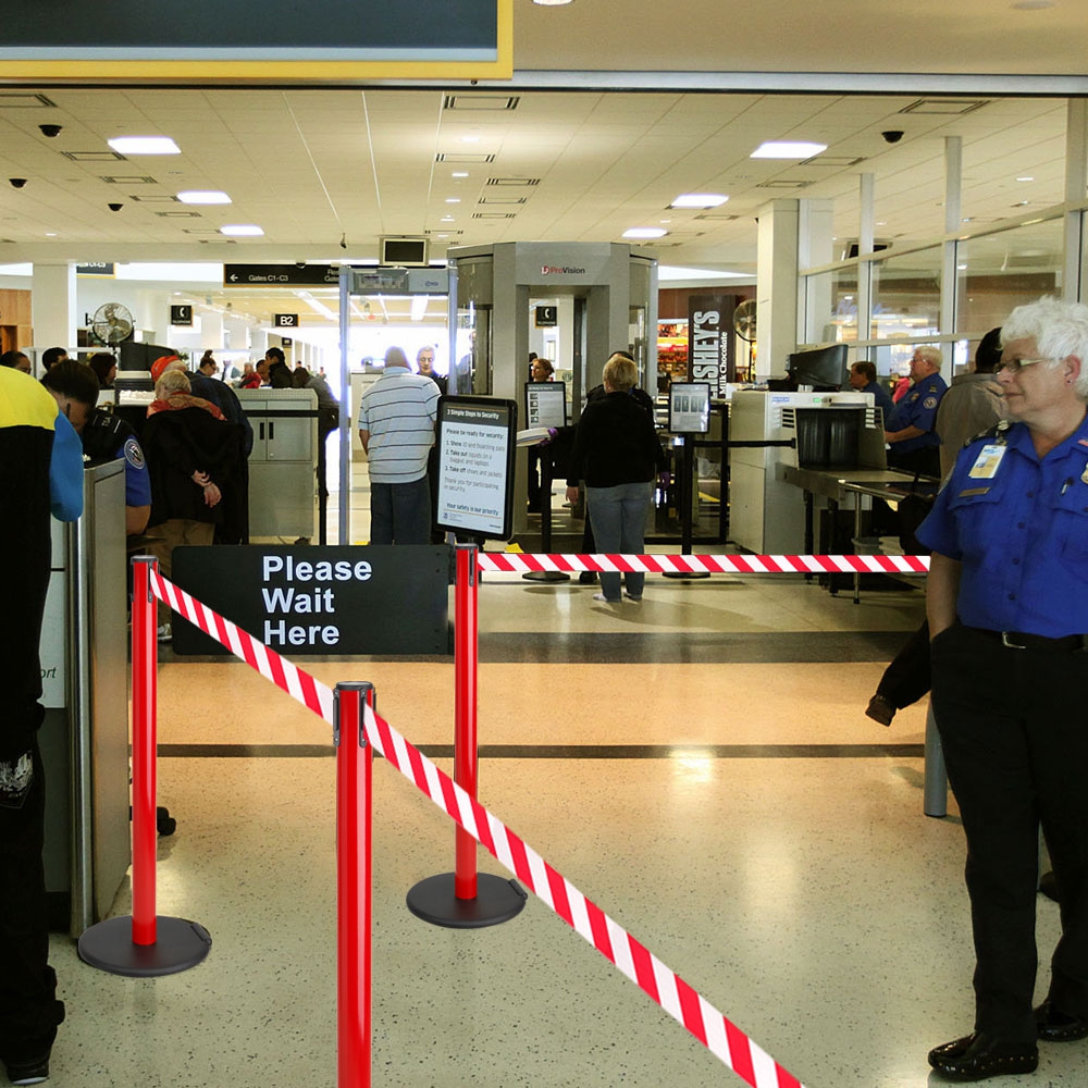 Retractable Tape Barriers ¦ Slimline Warehouse