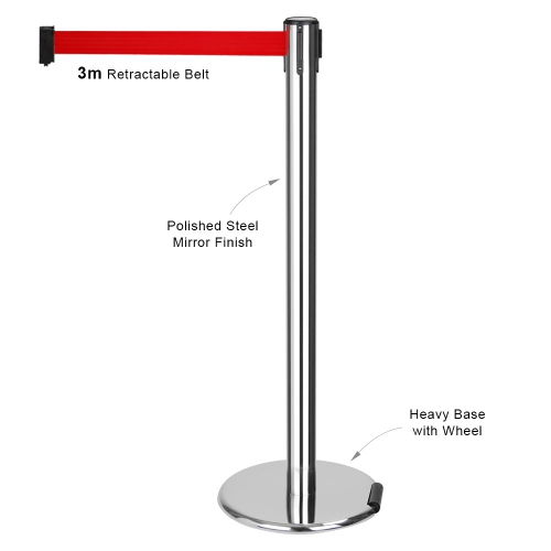 Barrier Pole ¦ Slimline Warehouse