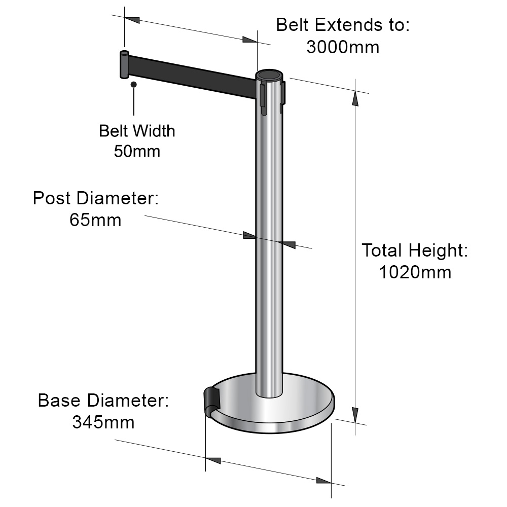 Stanchion Posts ¦ Slimline Warehouse