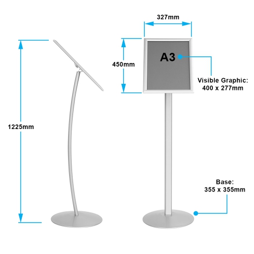 Metal Poster Holder ¦ Slimline Warehouse