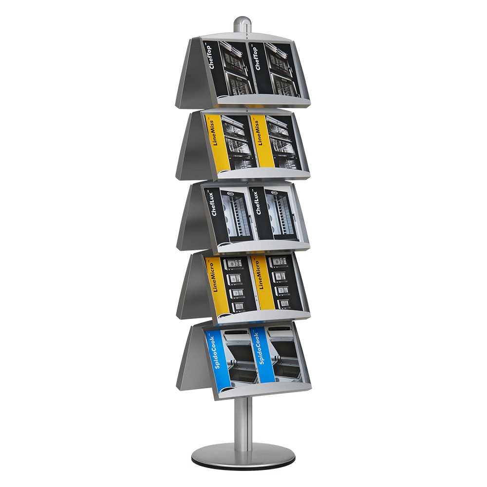 Tiered Brochure Holder ¦ Slimline Warehouse