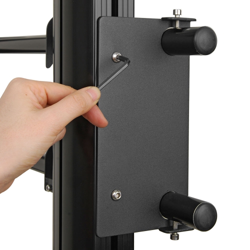 LED Screen Stand – 32" to 60" w/ Printed Graphic Poster