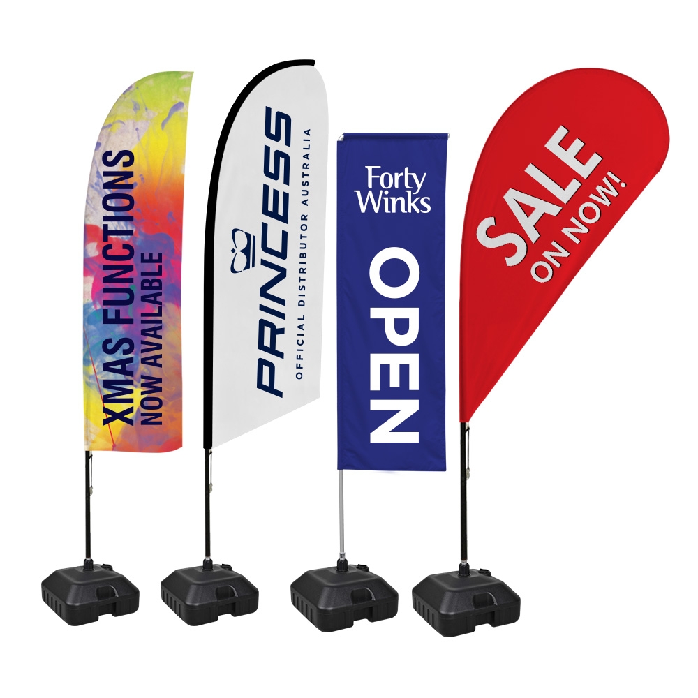 Tear Drop Flag Base ¦ Slimline Warehouse