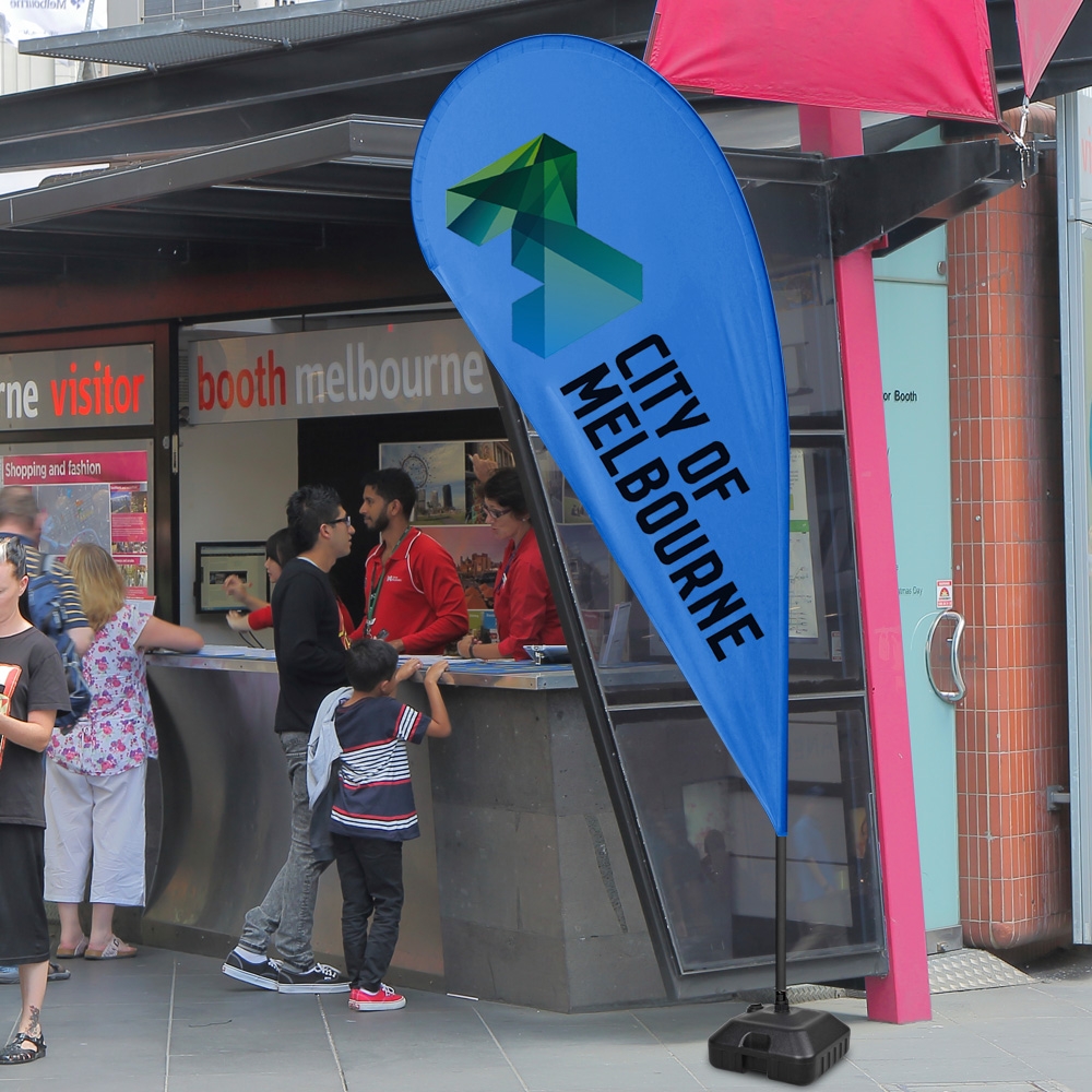 Tear Drop Flag Base ¦ Slimline Warehouse