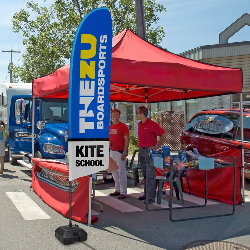 3.4m Feather Flags ¦ Slimline Warehouse