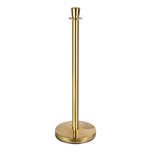 Stanchion Post with Gold Finish ¦ Slimline Warehouse