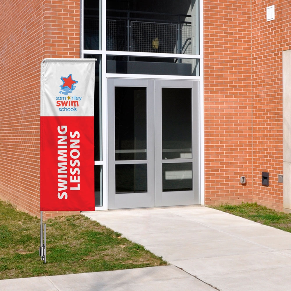 Custom Festival Flags – 2.4m Full Colour - Rectangle