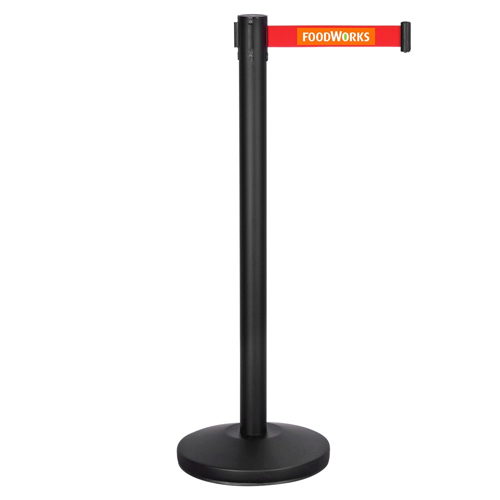 Custom Print Stanchion ¦ Slimline Warehouse