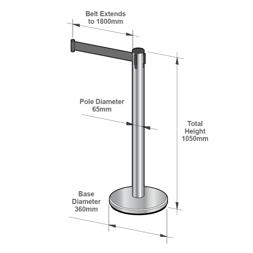 Stainless Steel Stanchions ¦ Slimline Warehouse