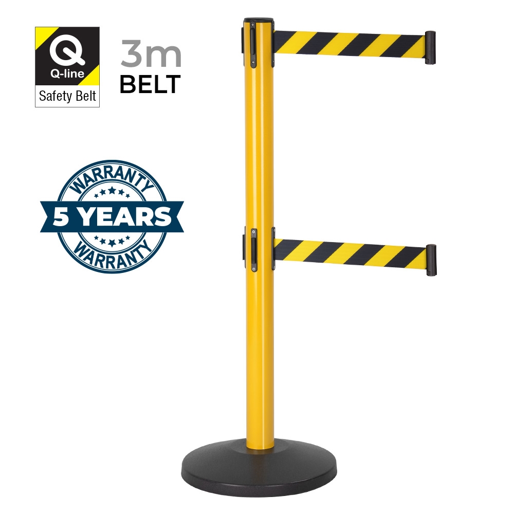 Retractable Safety Barrier ¦ Slimline Warehouse