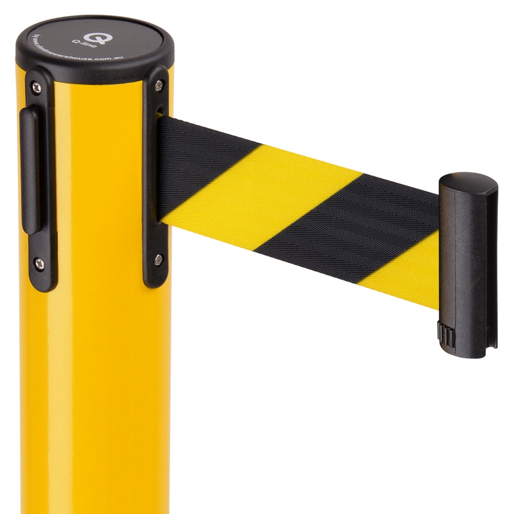Retractable Safety Barrier ¦ Slimline Warehouse