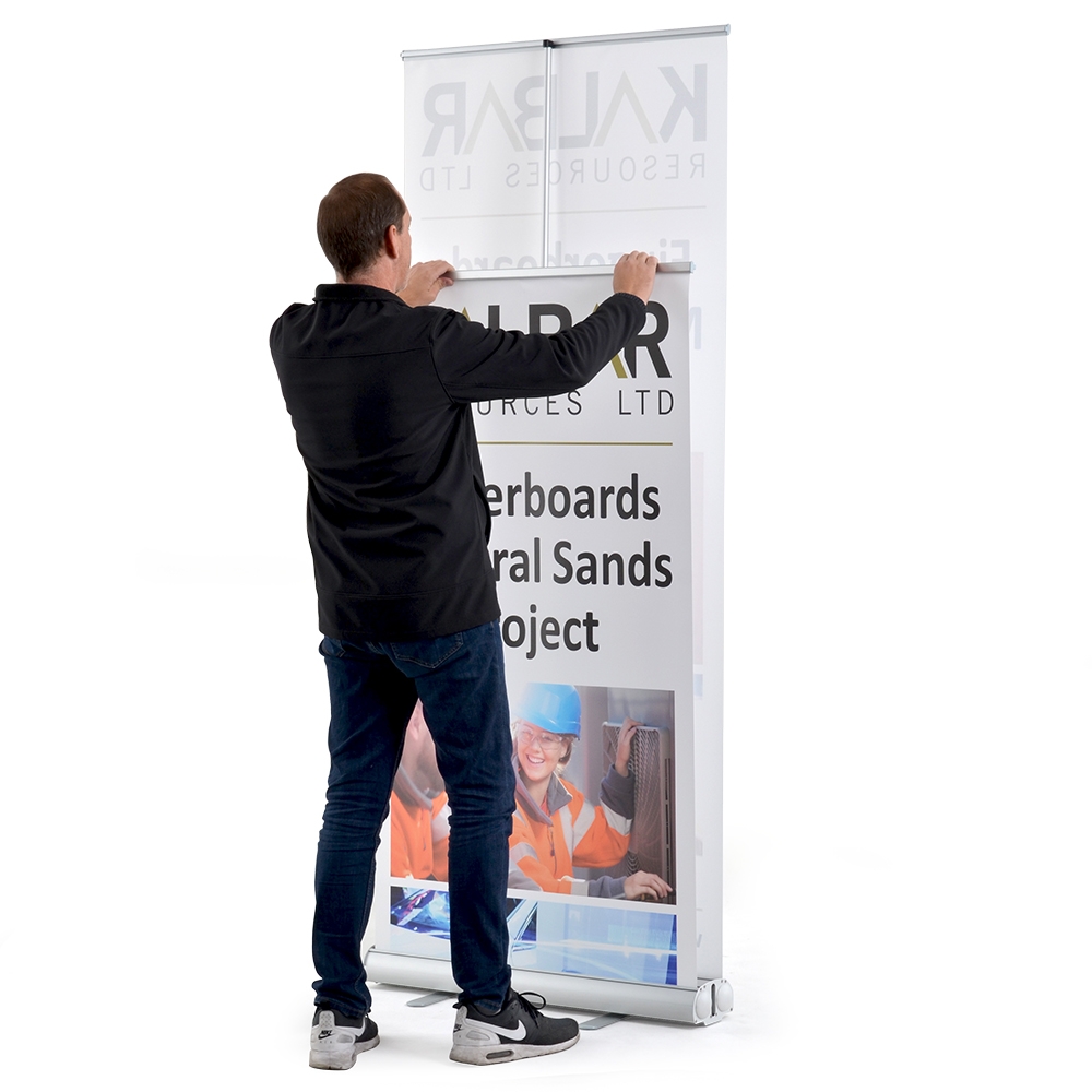 Double Sided Pull Up Banner, Double Banner Stands, Retractable Banners ...