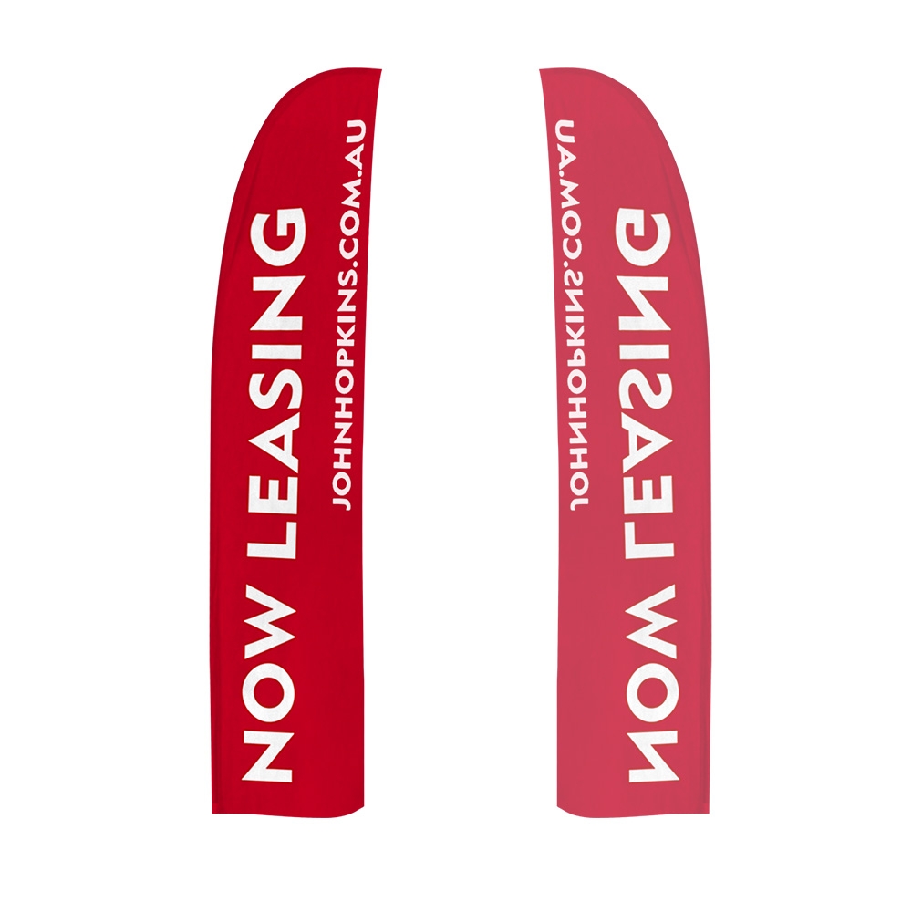 Custom Screen Print Flag in 1 Colour for FLBB31