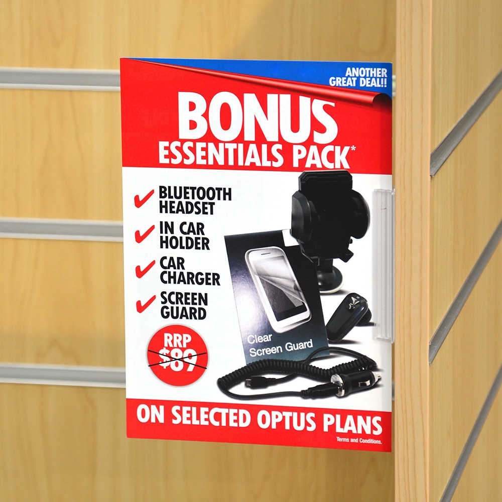 Sign Clip ¦ Slimline Warehouse