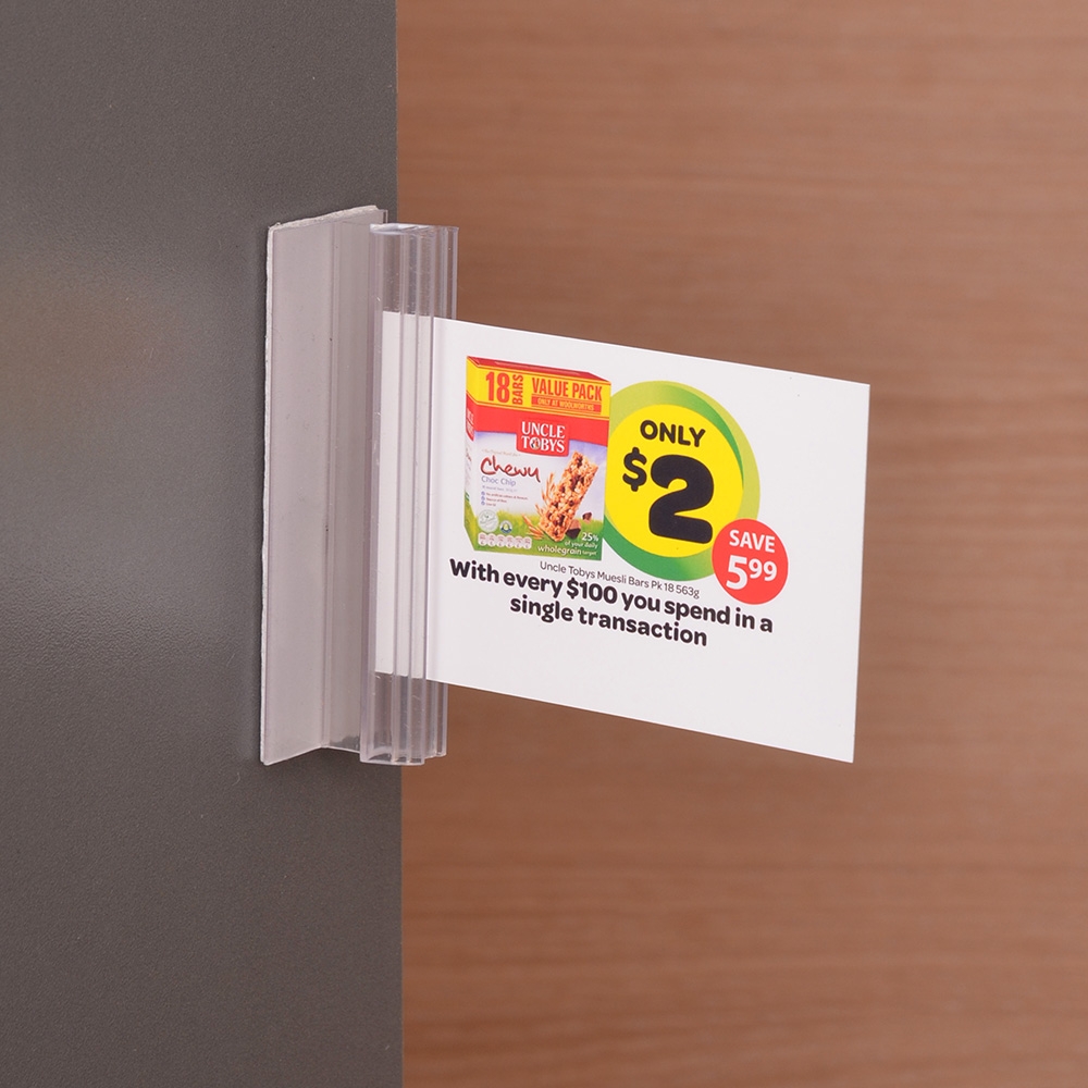 Clip Sign Holder ¦ Slimline Warehouse