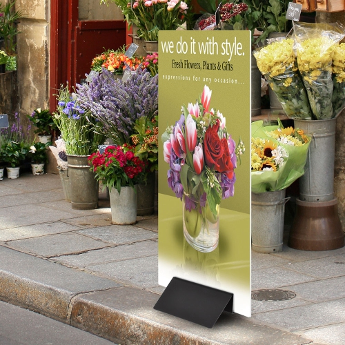 Floor Poster Stand ¦ Slimline Warehouse