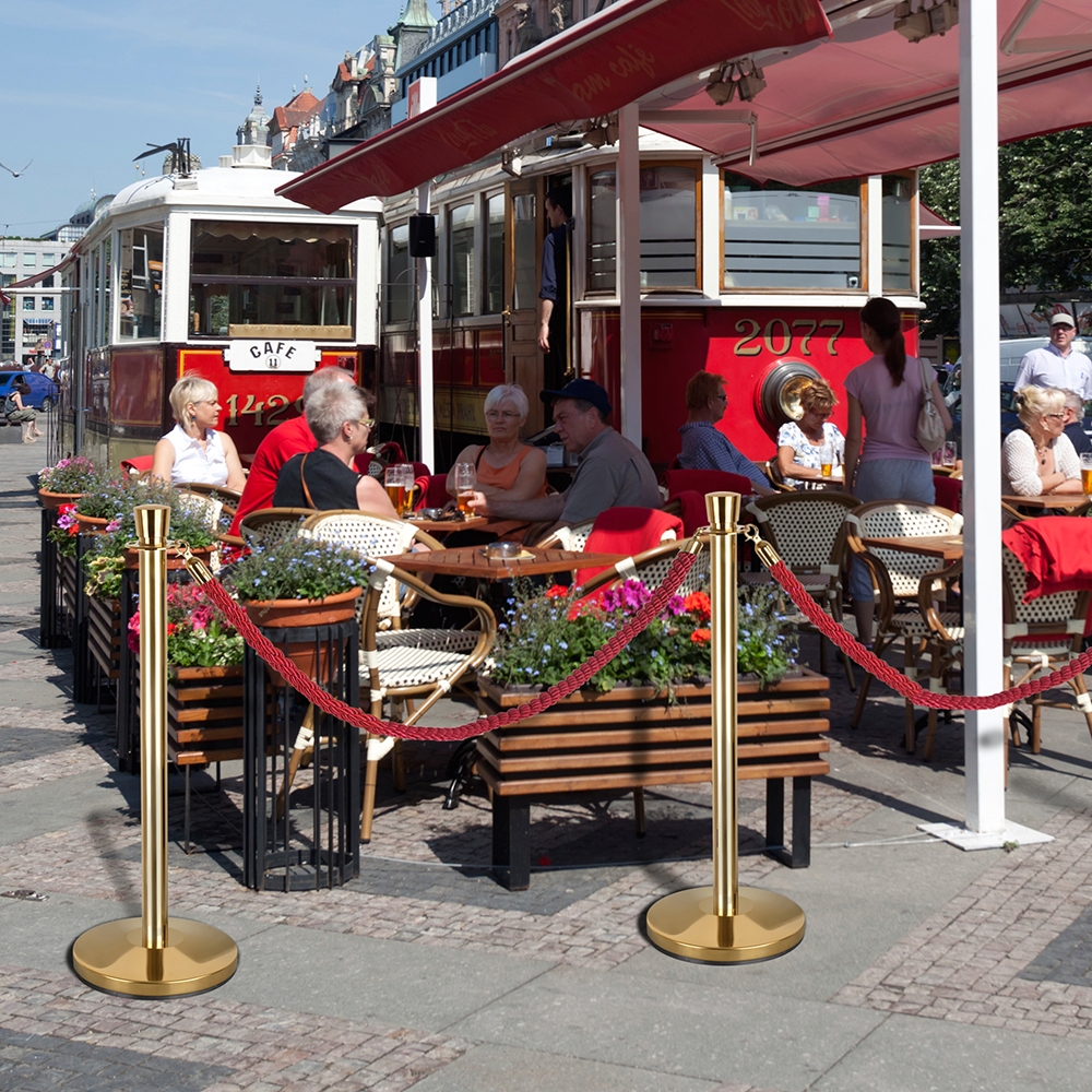 Crowd Control Stanchions and Rope ¦ Slimline Warehouse