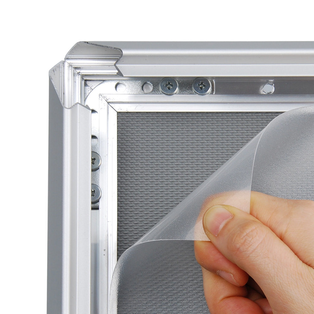 Snap frames- Durable Poster Holder. A4 Clip Frames, silver aluminium ...
