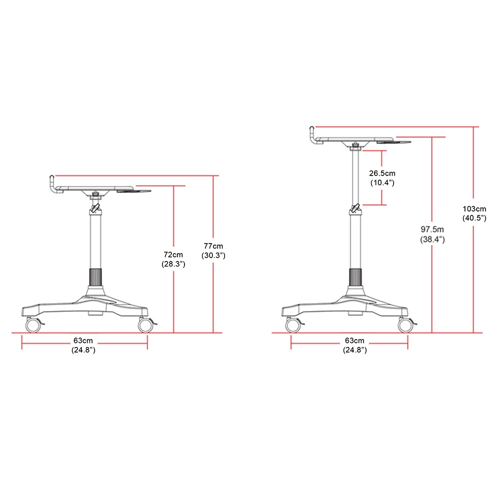 Sit Stand Workstation ¦ Slimline Warehouse