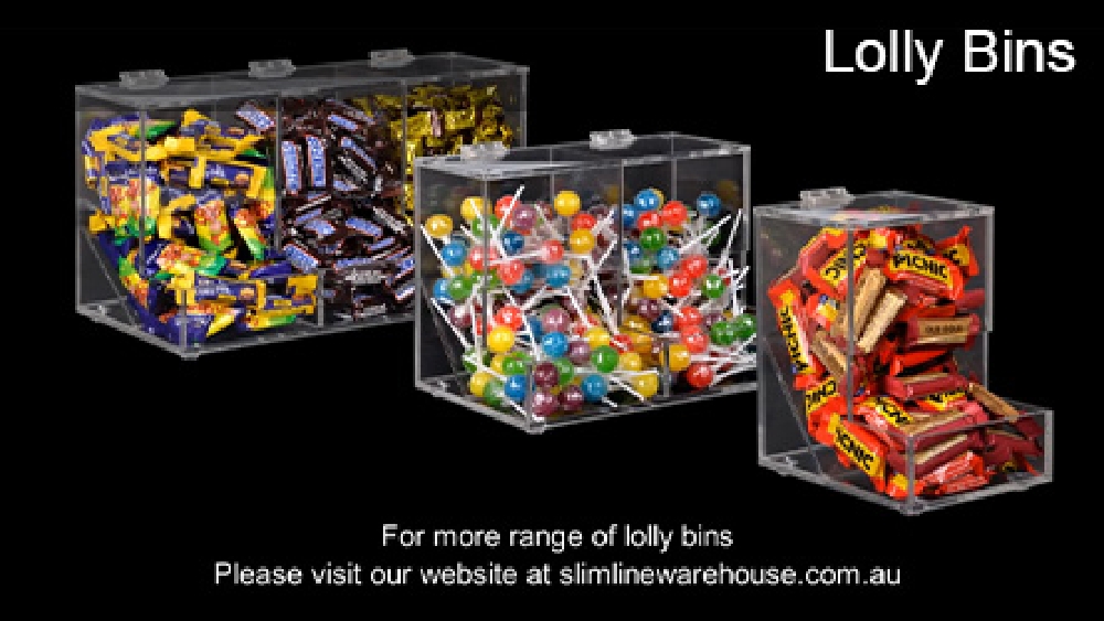 Lolly Bins ¦ Slimline Warehouse
