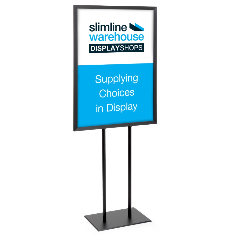 Budget A1 Poster Stand ? Double Sided, 1500mm High