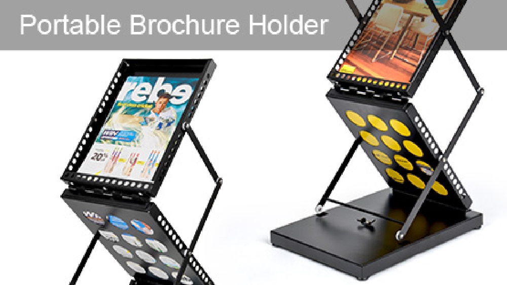 Budget Portable Brochure Holder Display Stand