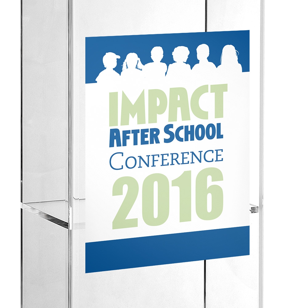 Lecture Stands with Logo ¦ Slimline Warehouse