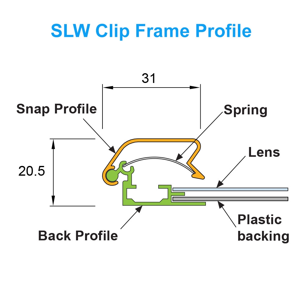 A1 Clip Frame | Slimline Warehouse