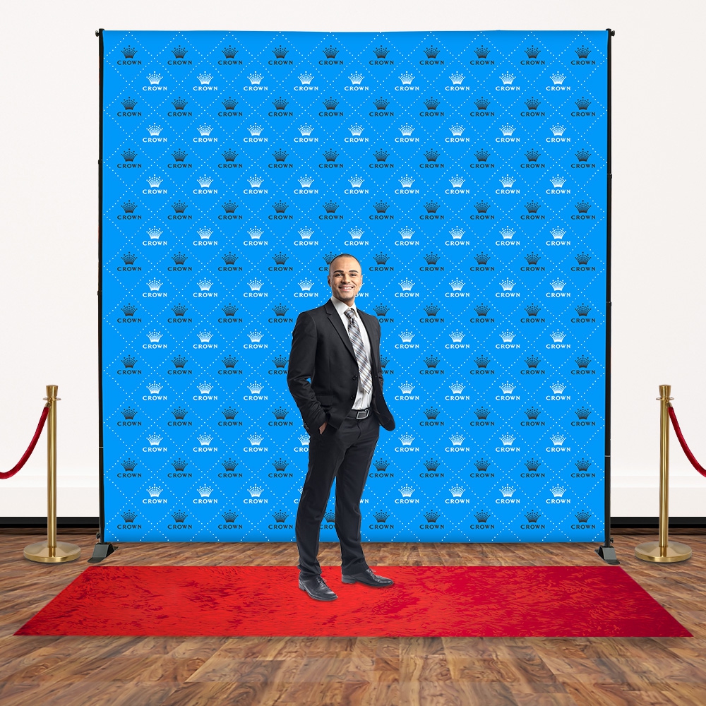Event Backdrop - Custom Printed 3x3m & Portable! ¦ Slimline Warehouse