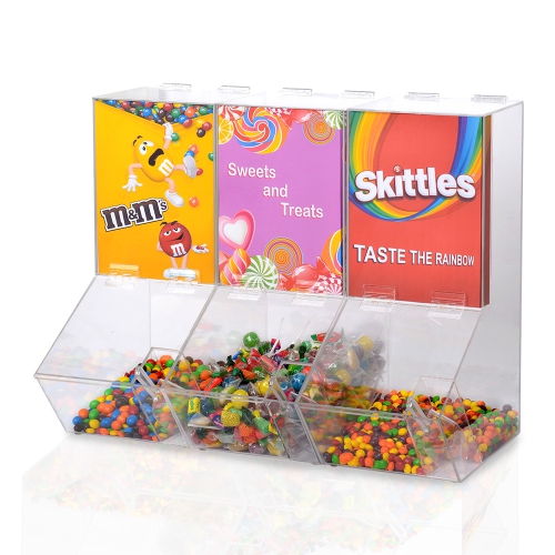 Plastic Containers for Candy Buffet - w/5oz Scoop ¦ Slimline Warehouse