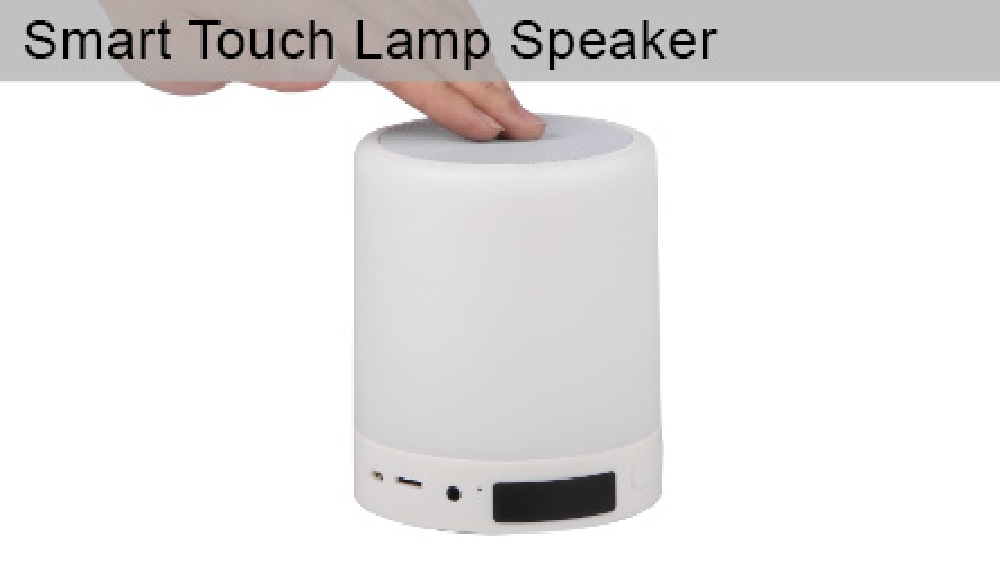 Smart Lamp Speaker- Touch Light w/ Bluetooth ¦ Slimline Warehouse