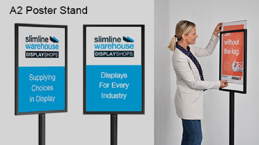 A2 Floor Signs Advertising - Ships Same Day ¦ Slimline Warehouse
