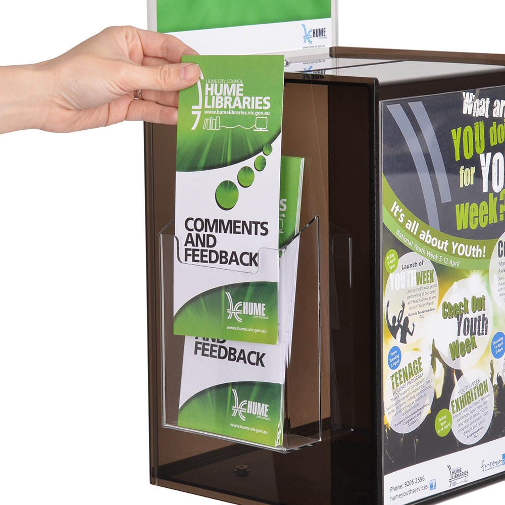 Comment Card Box - Floor Stand - Ships Same Day! ¦ Slimline Warehouse