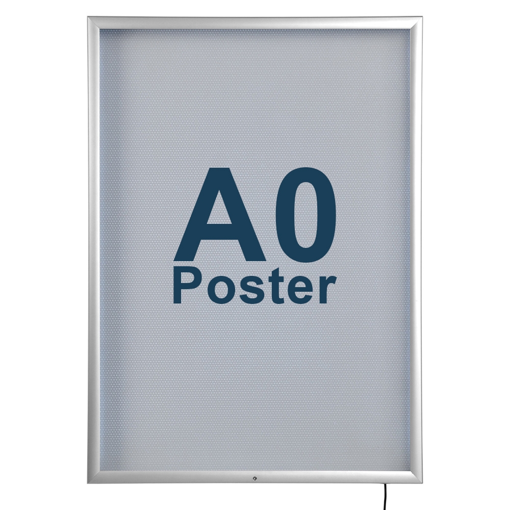 Outdoor LightBox Sign – A0 - Waterproof & Locking ¦ Slimline Warehouse